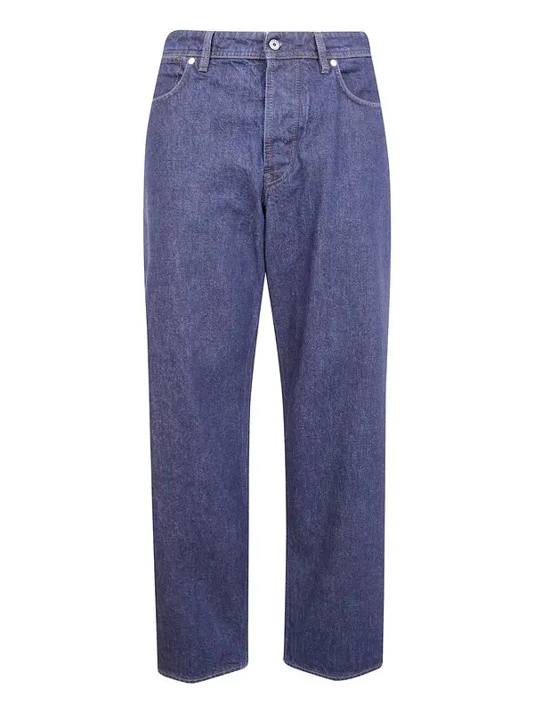 Stone Island Loose Fit Denim Jeans - Blue