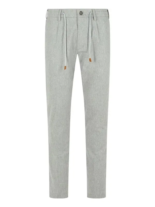 Eleventy Wool Blend Trousers - Gray