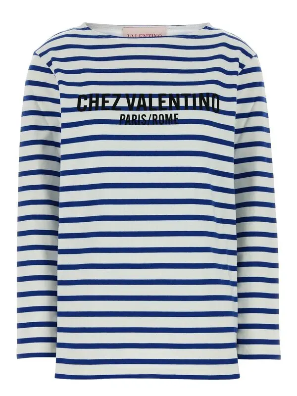 Valentino Garavani Striped Cotton T-shirt - Multicolor