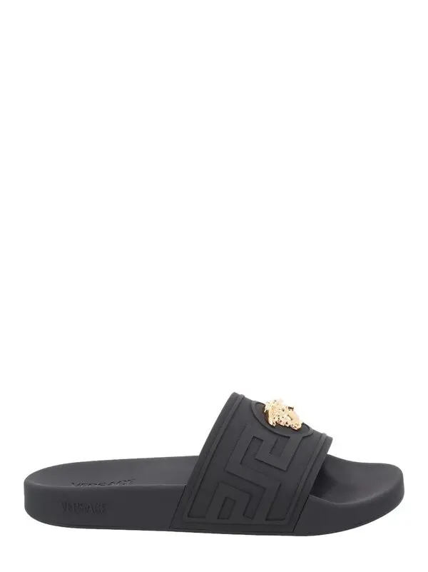 Versace Medusa Slides - Black