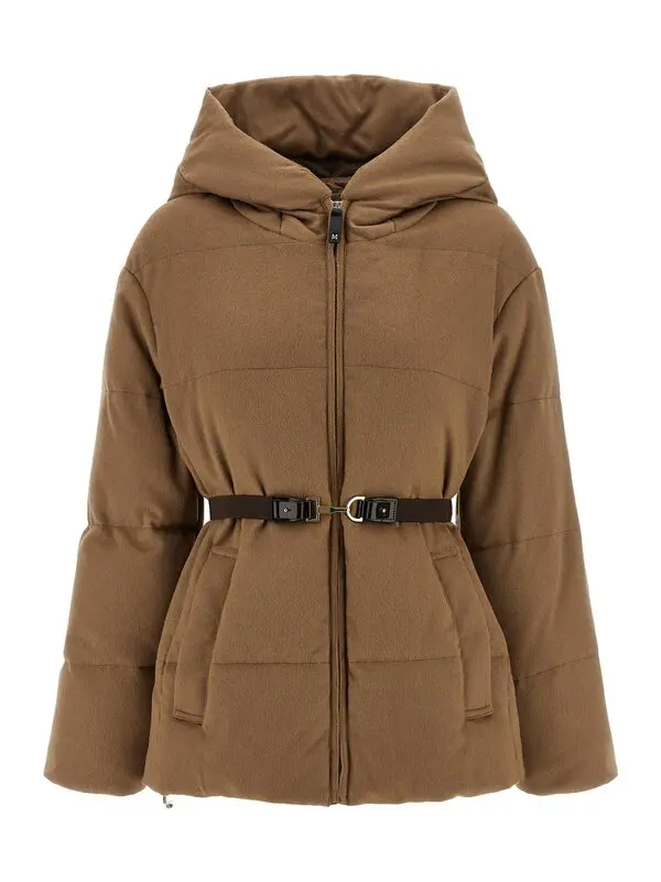 Max Mara Mtccrona Down Jacket - Brown