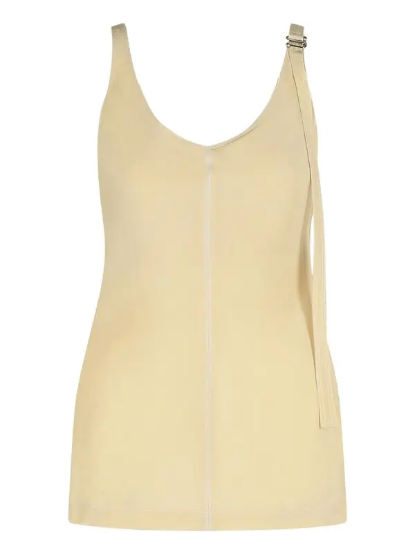 Sportmax Viscose Tank Top - Cream