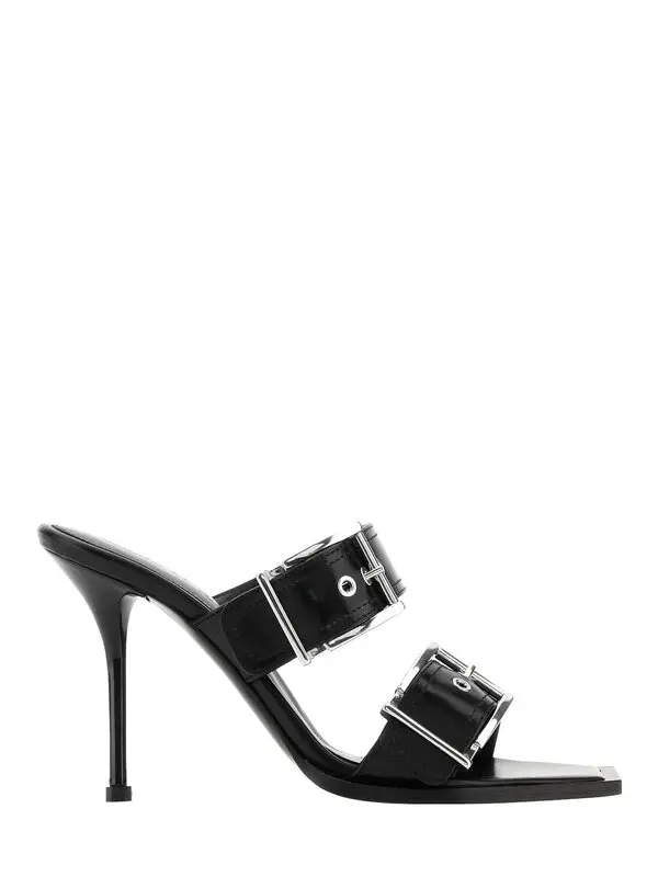 Alexander McQueen Buckled Heeled Sandals - Multicolor