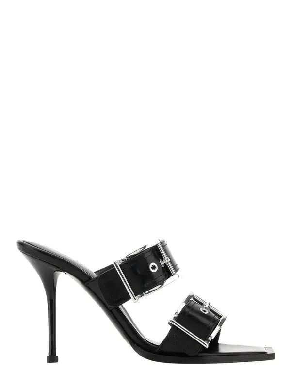 Alexander McQueen Buckled Heeled Sandals - Multicolor