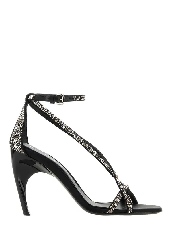 Alexander McQueen Embellished Strappy Sandals - Multicolor