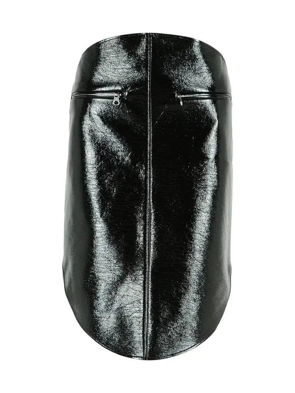 COURREGES Cotton Blend Skirt - Black