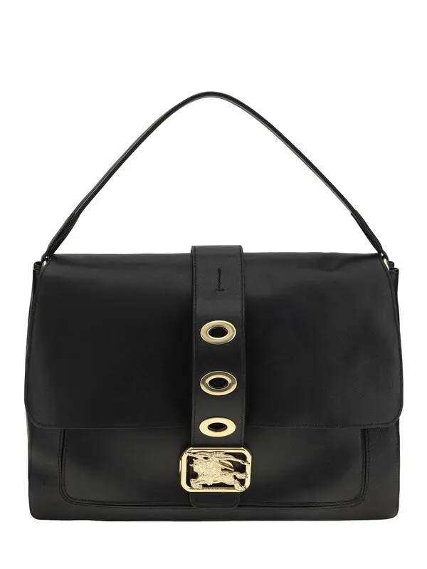 Burberry Medium Rider Handbag - Black