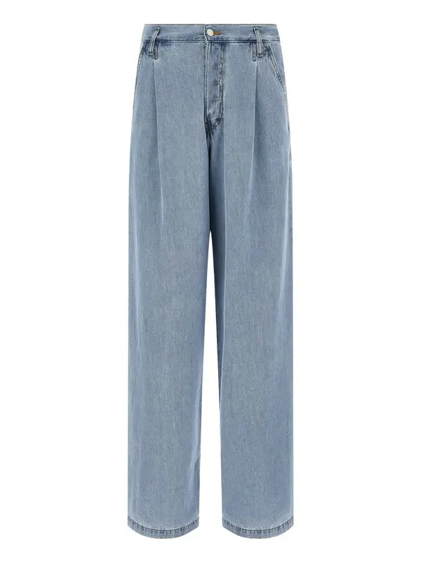 Dries Van Noten Penning Den Wide Leg Jeans - Blue