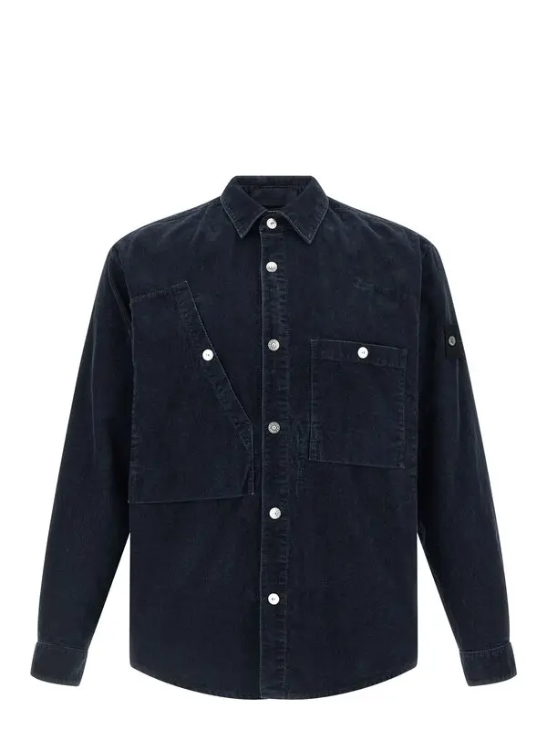 Stone Island Corduroy Shirt - Blue
