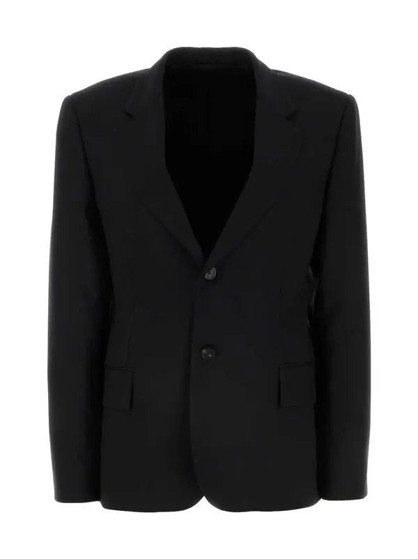 Balenciaga Wool Blazer - Black