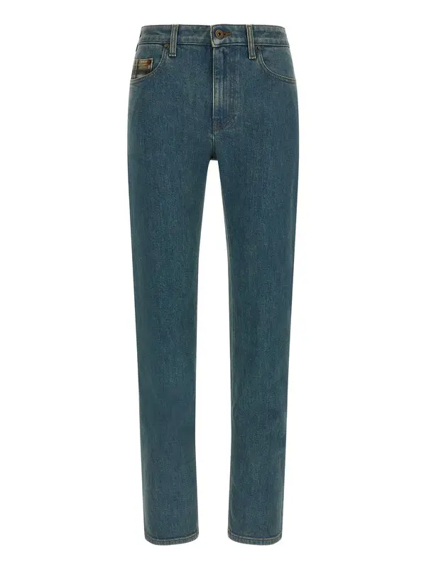 Burberry Dalia Straight Leg Jeans - Blue