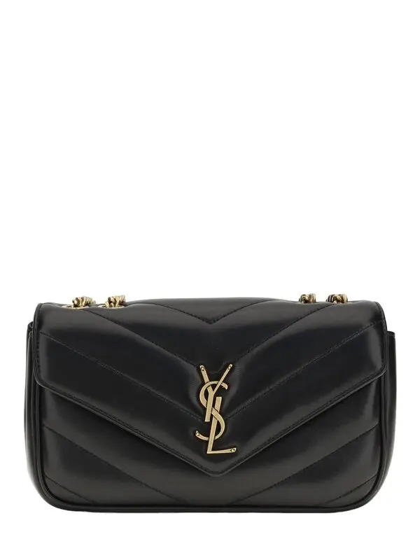 Saint Laurent Loulou Shoulder Bag - Black