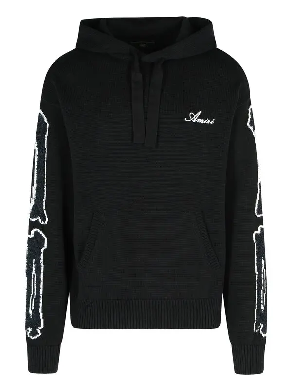 Amiri Bones Cotton Sweater - Black