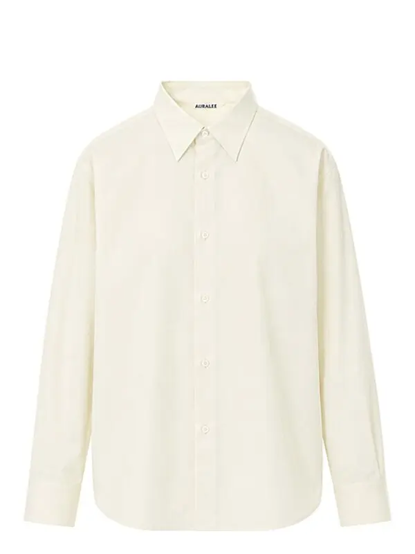 Auralee Super Fine Cotton Shirt - White