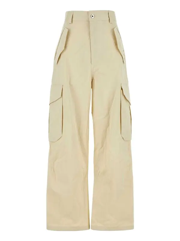 Bottega Veneta Cotton Blend Cargo Pant - Brown