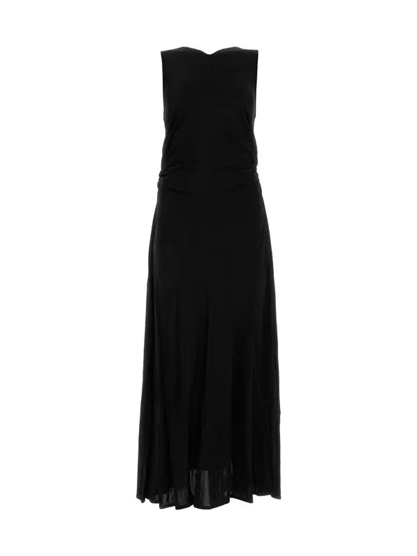Bottega Veneta Jersey Long Dress - Black