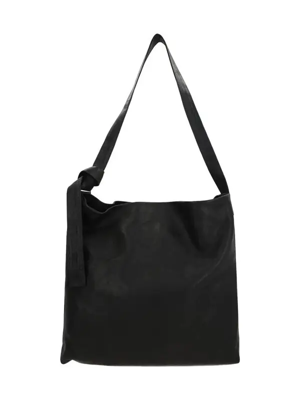 ANN DEMEULEMEESTER Large Soft Shoulder Bag - Black