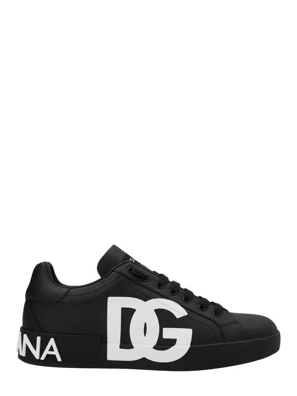 Dolce & Gabbana Portofino' Sneakers With Dg Logo - Multicolor