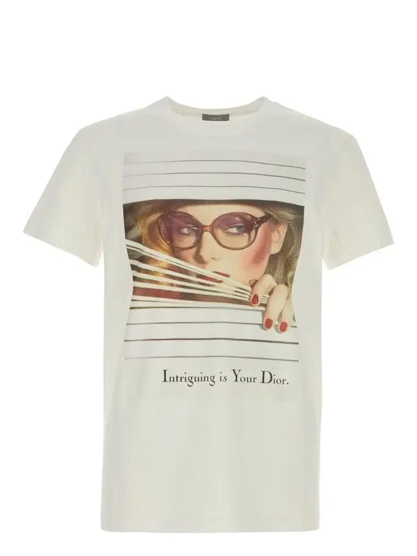 Dior T-shirt With Print - White