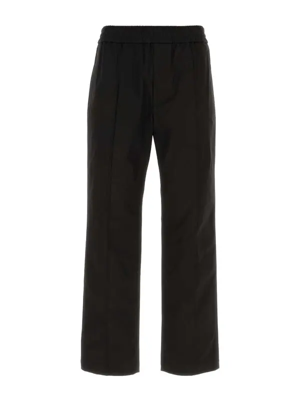 Valentino Garavani Stretch Cotton Pants - Black