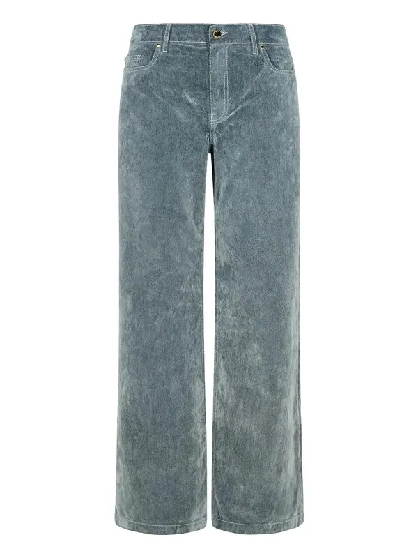 Casablanca Light Cotton Blend Jeans - Blue