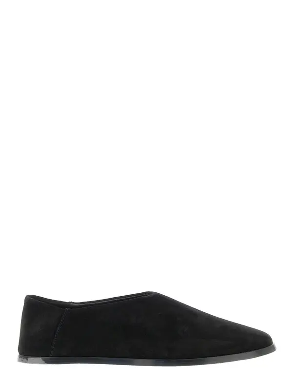 Fear Of God Suede Slip-on Sabots With Foldable Heel - Brown