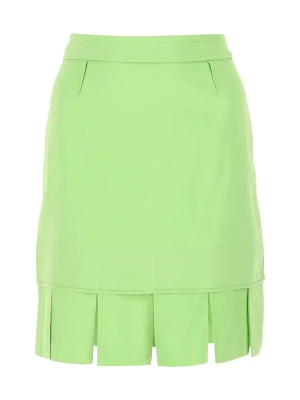 Bottega Veneta Pastel Stretch Viscose Miniskirt - Green