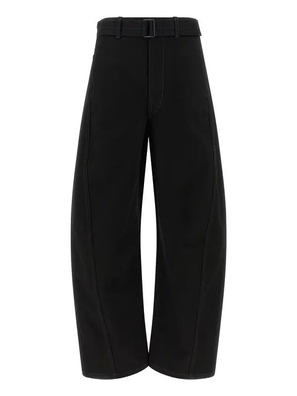 LEMAIRE Twisted Belted Jeans - Black