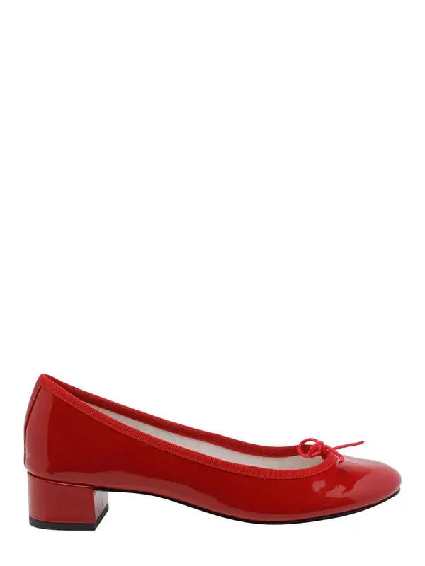 Repetto Camille Patent Leather Ballet Pumps - Red