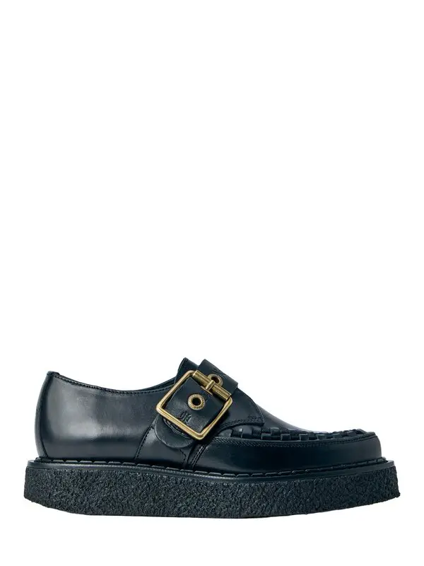 VIVIENNE WESTWOOD Buckle Detail Leather Loafers - Black