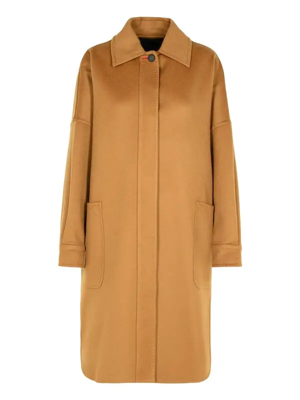 Max Mara Baruffa Cashmere Coat - Brown