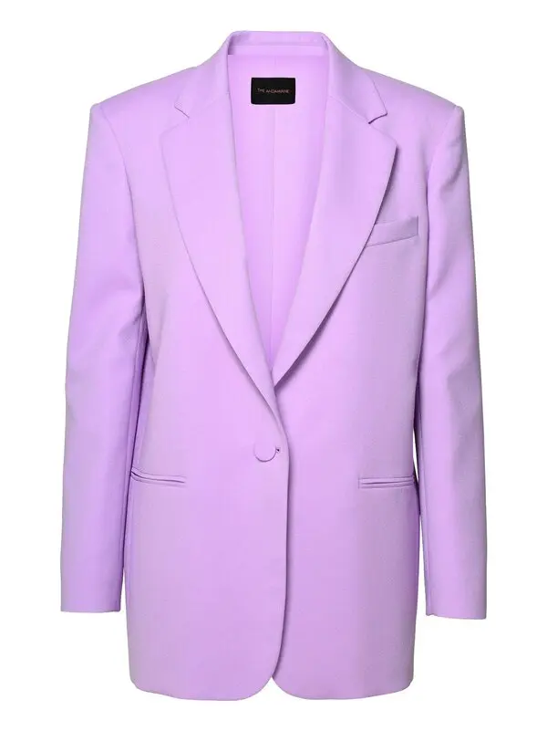 Andamane The Attico Single-breasted Polyester Blazer - Multicolor