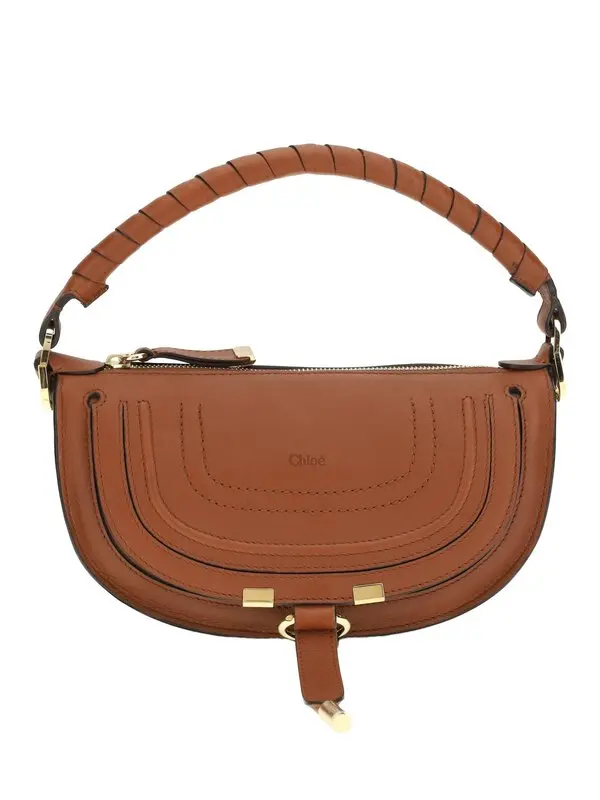 Chloé Marcie Mini Shoulder Bag - Brown