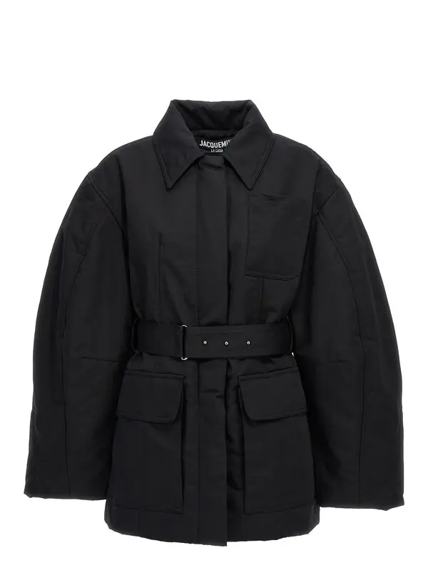 Jacquemus Le Blouson Bari Jacket - Black