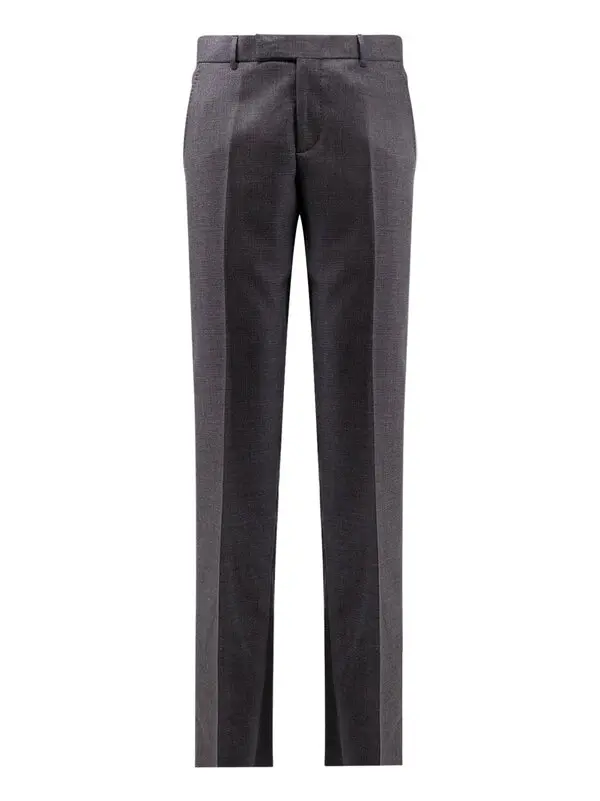Dior Cashmere And Wool Tailored Trousers - Multicolor