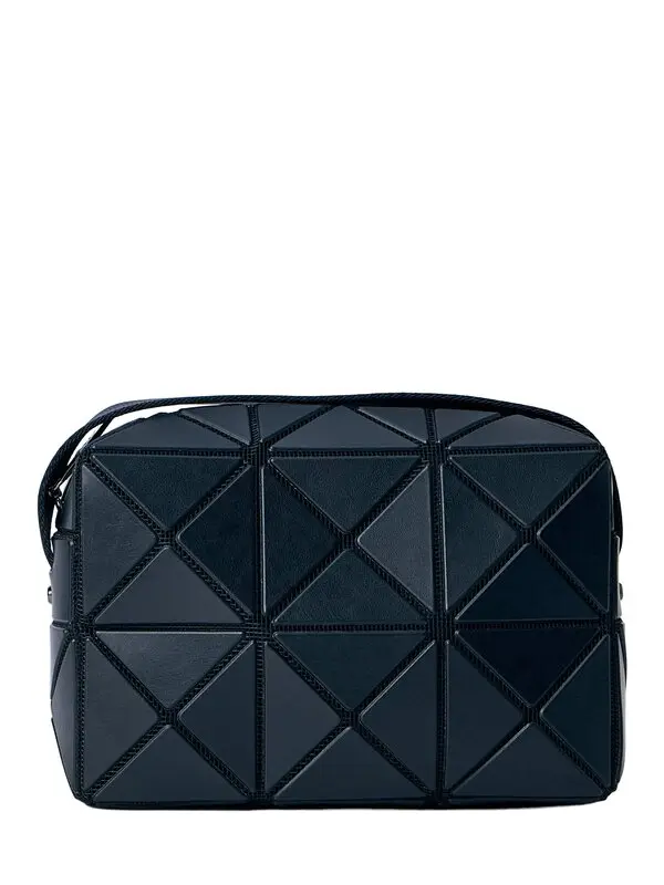 Issey Miyake Geometric Panelled Mini Shoulder Bag - Black
