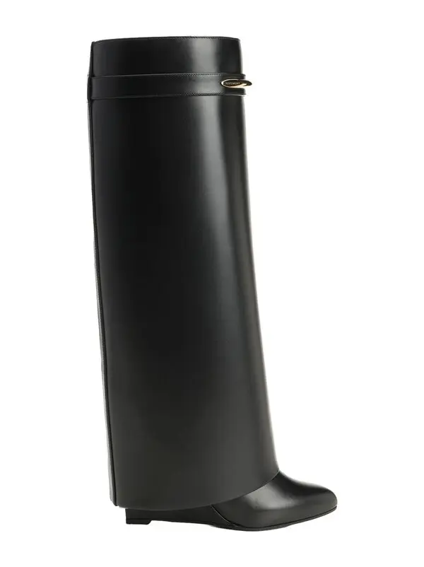 Givenchy Shark Pinch" Calfskin Boots - Black
