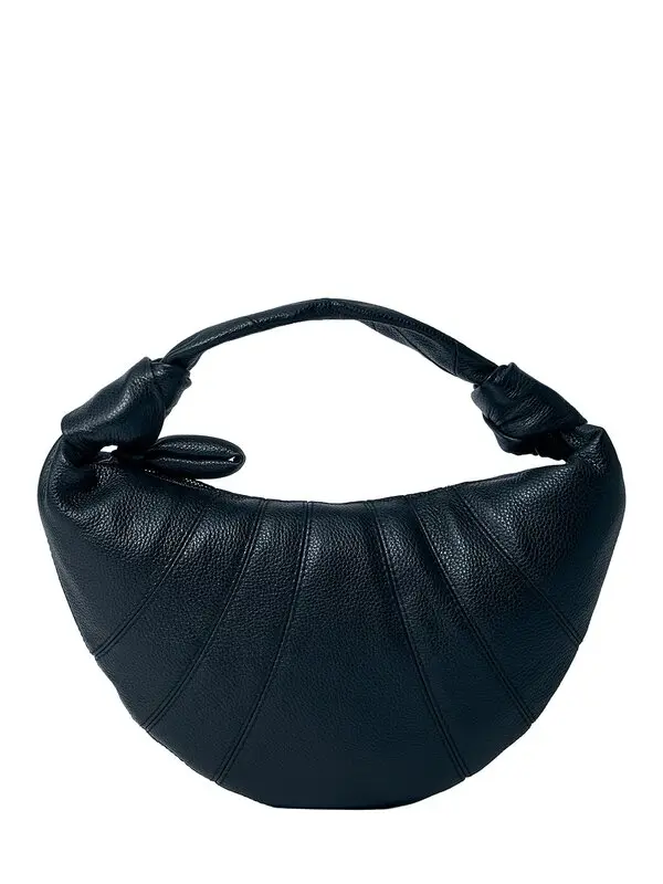 LEMAIRE Mini Fortune Croissant Handbag - Black