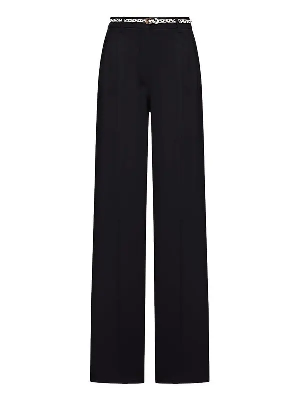 Max Mara Fluid Cady Trousers - Black