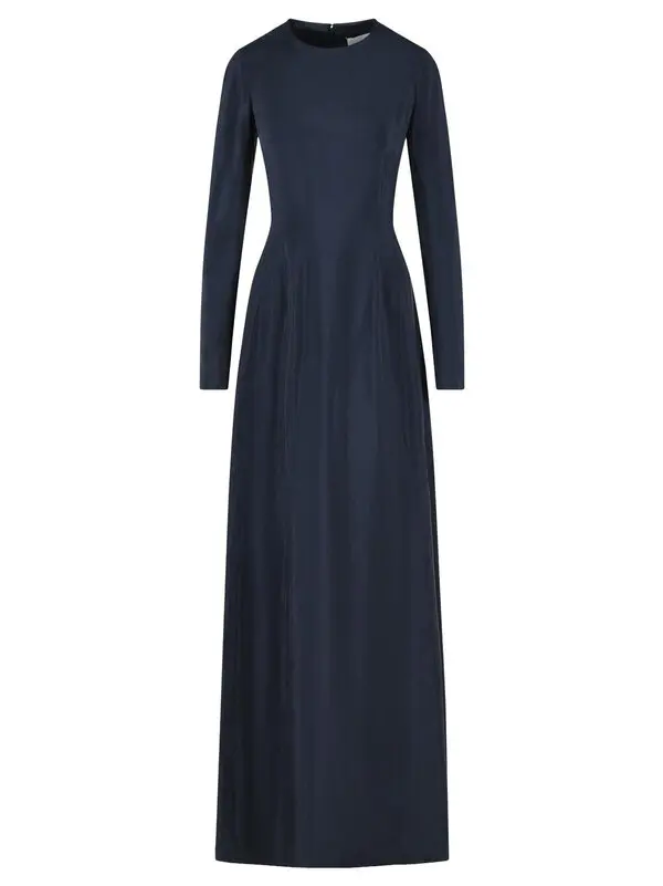 MAISON MARGIELA Cupro Maxi Dress - Blue