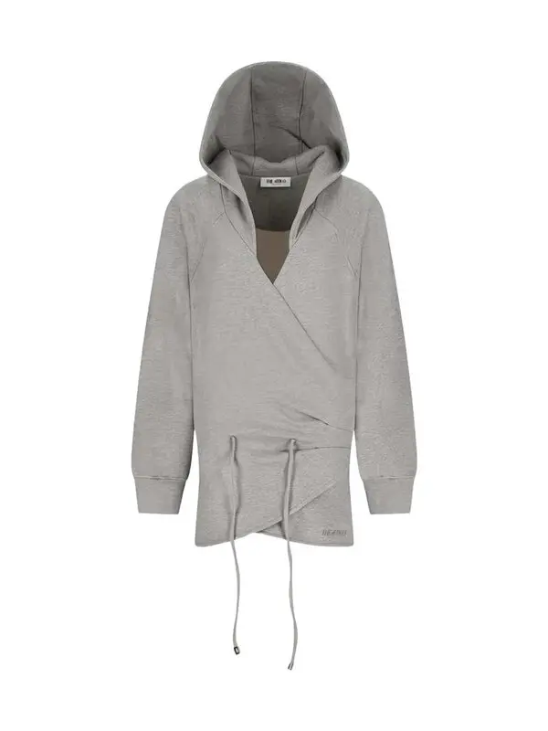 Attico American Fleece Mini Dress - Gray