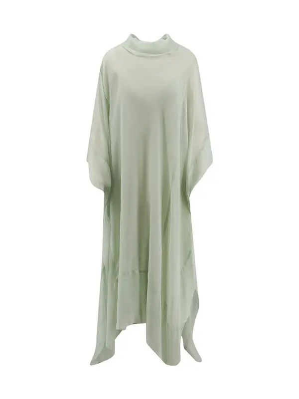 Alberta Ferretti Chiffon Dress - Green