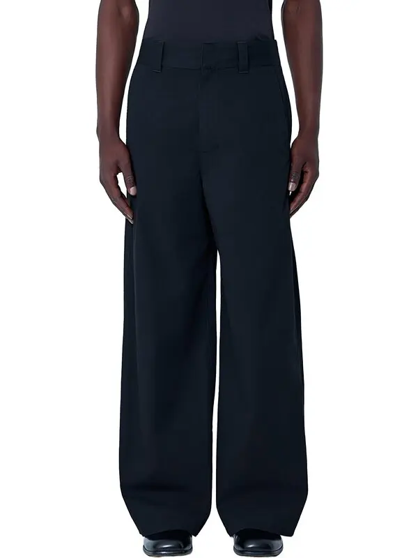 LEMAIRE Lemiare Wide-leg Tailored Trousers - Black