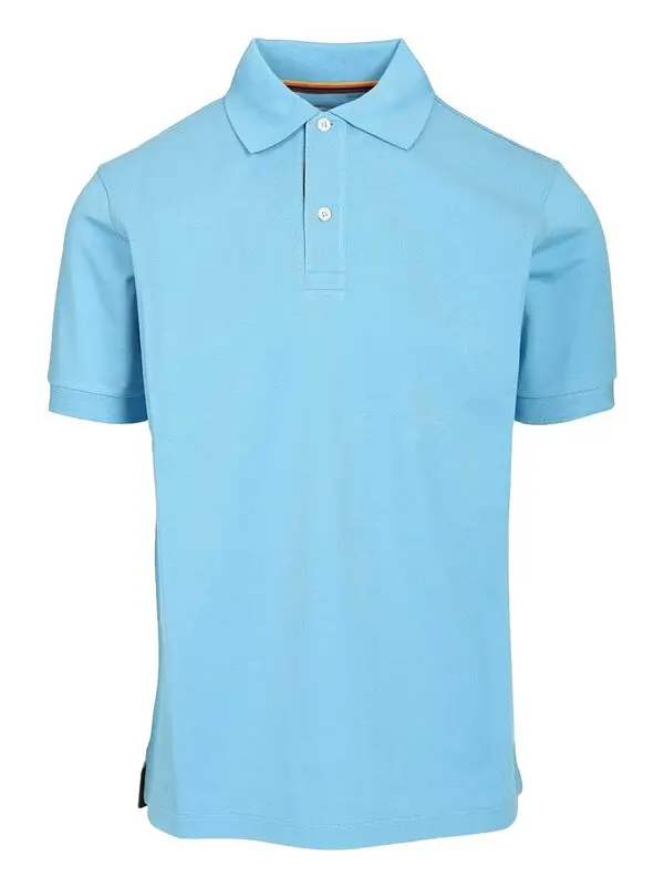 Paul Smith Str Placket Polo - Blue