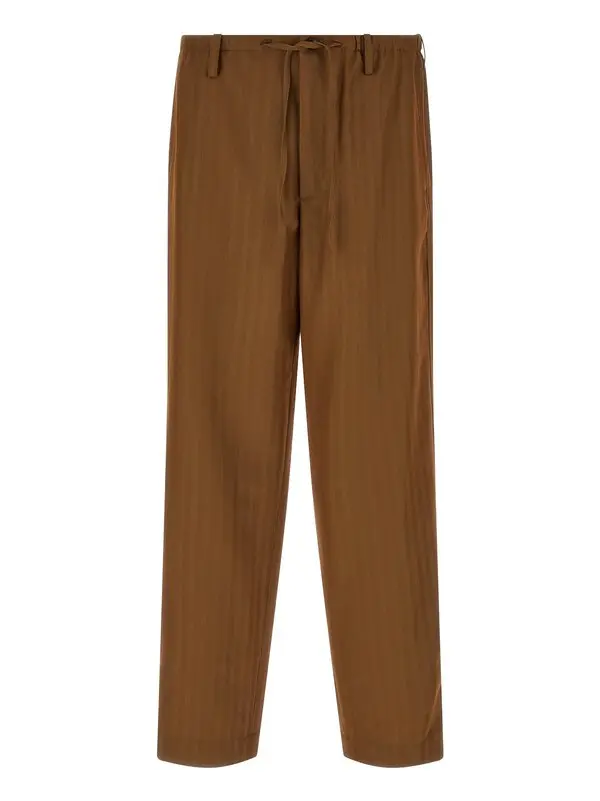 Dries Van Noten Penny Long Pants - Brown