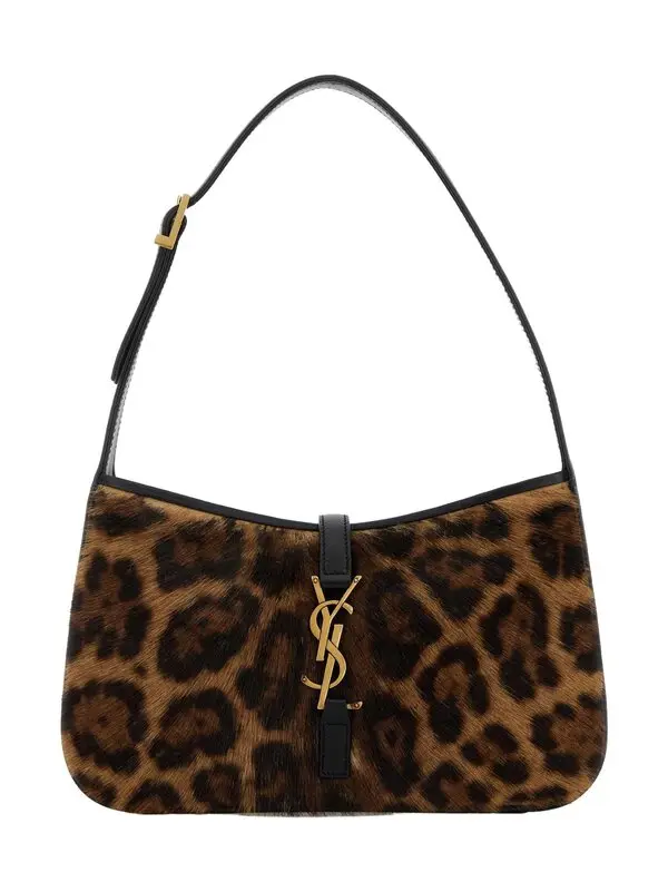 Saint Laurent Printed Calf Hair Shoulder Bag - Multicolor