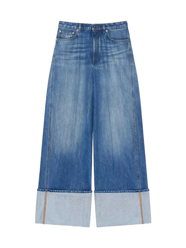 Givenchy Cuffed Jeans - Blue