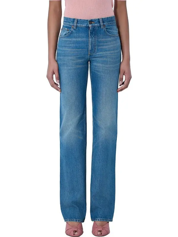Chloé Straight-leg Denim Jeans - Blue