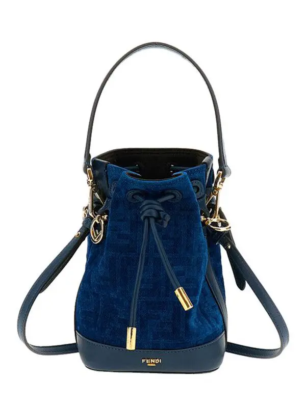 Fendi Mon Tresor Denim Mini Bag - Multicolor