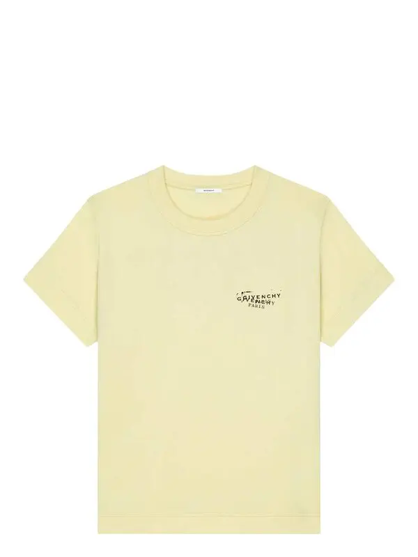 Givenchy Cotton T-shirt With Stamp Print - Multicolor